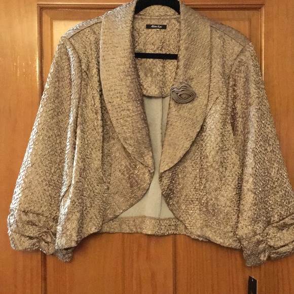Allen Kay | Jackets & Coats | Nwt Allen Kay Taupe Jacket 6 | Poshmark